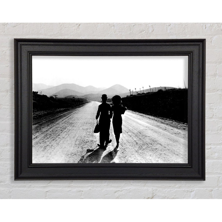 Ebern Designs Charlie Chaplin The Long Walk Home - Single Picture Frame ...