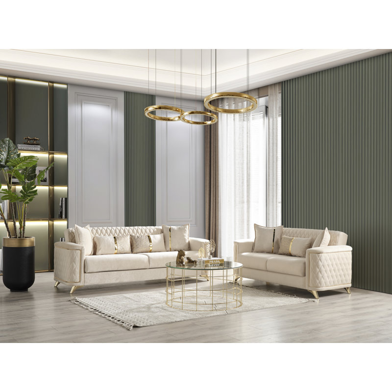 Everly Quinn Sombir 2 - Piece Living Room Set | Wayfair