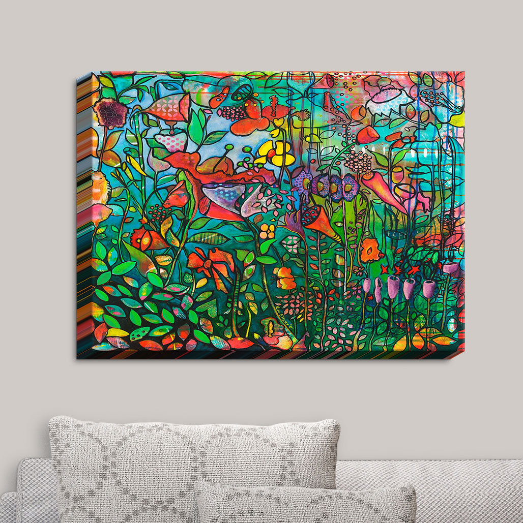 DiaNoche Designs 'Serendipity' by Kim Ellery Painting Print on Wrapped ...