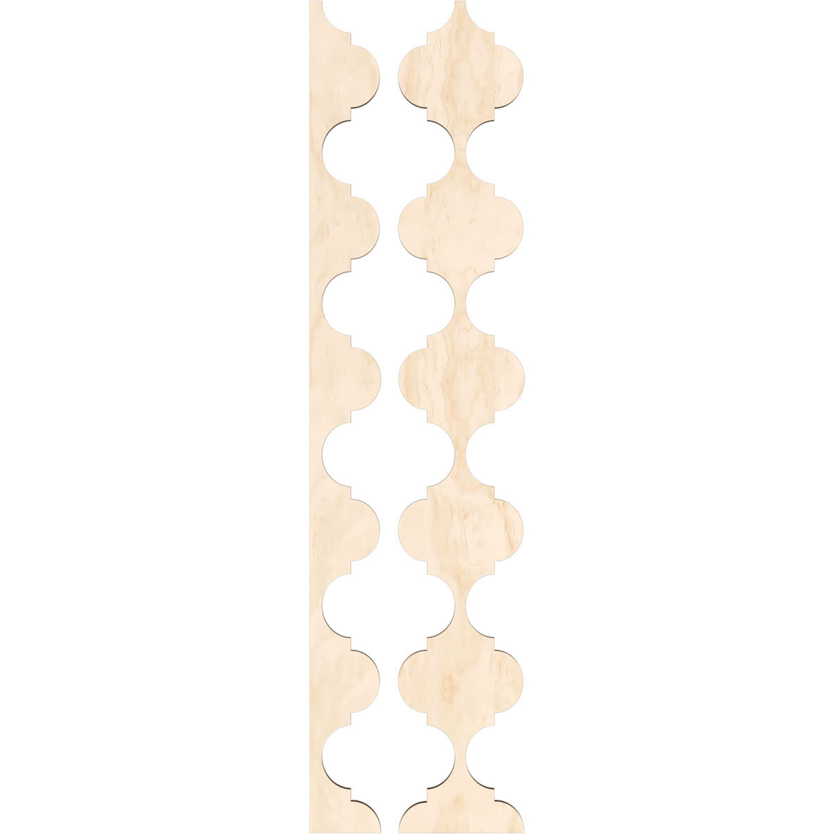 Ekena Millwork Marrakesh Adjustable Wood Decorative Slat Wall Panel Kit ...