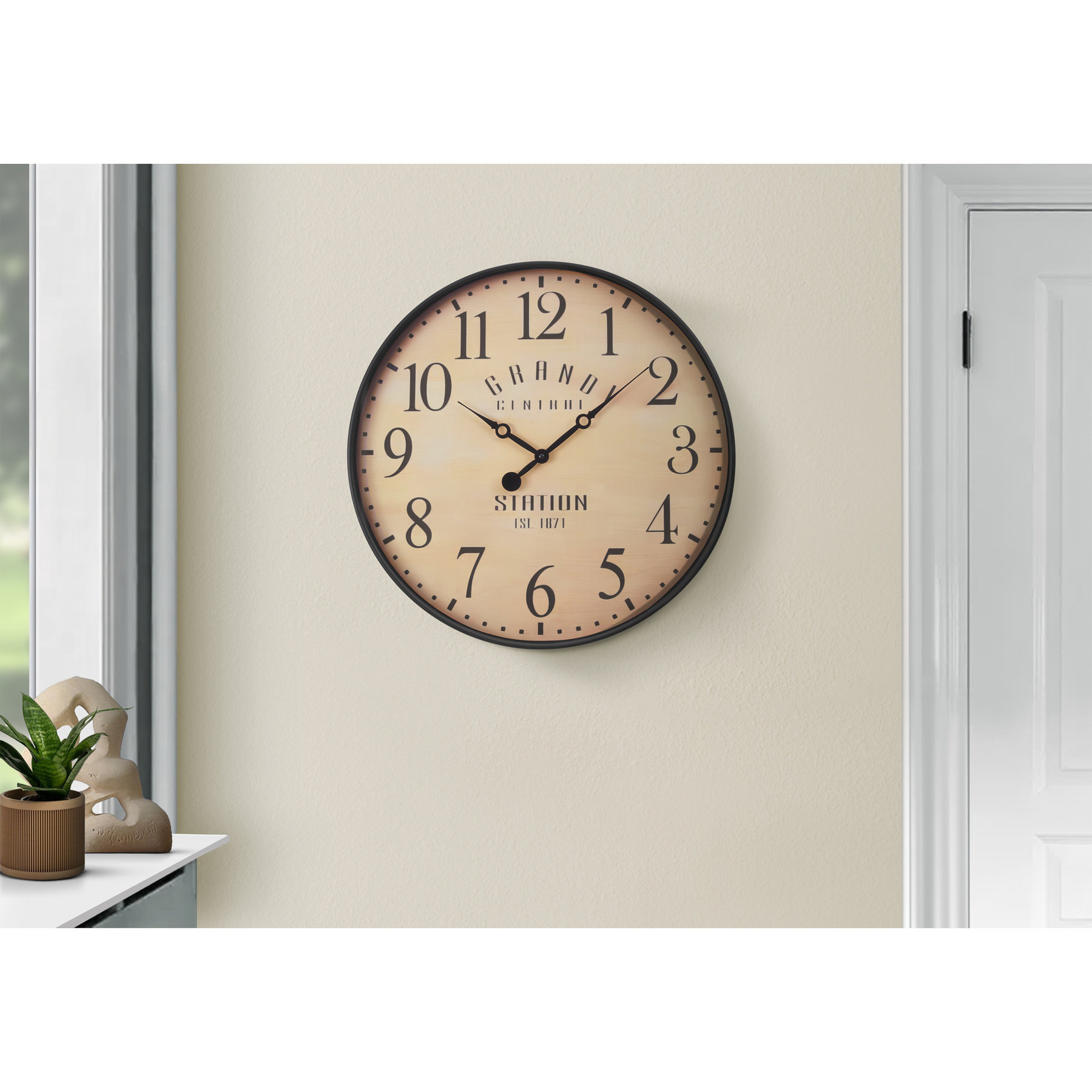 Ophelia & Co. Round Clocks, Wall Clock, Transitional | Wayfair
