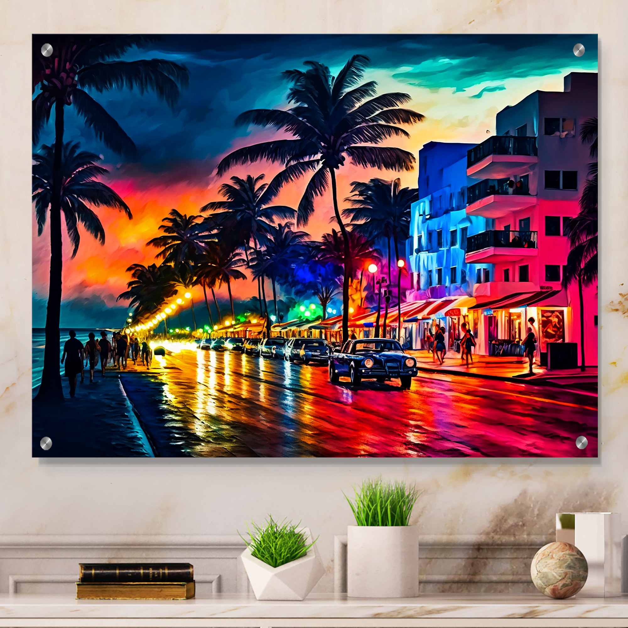 Beachcrest Home™ Miami Beach Holidays 3 Architecture - Miami Acrylic ...