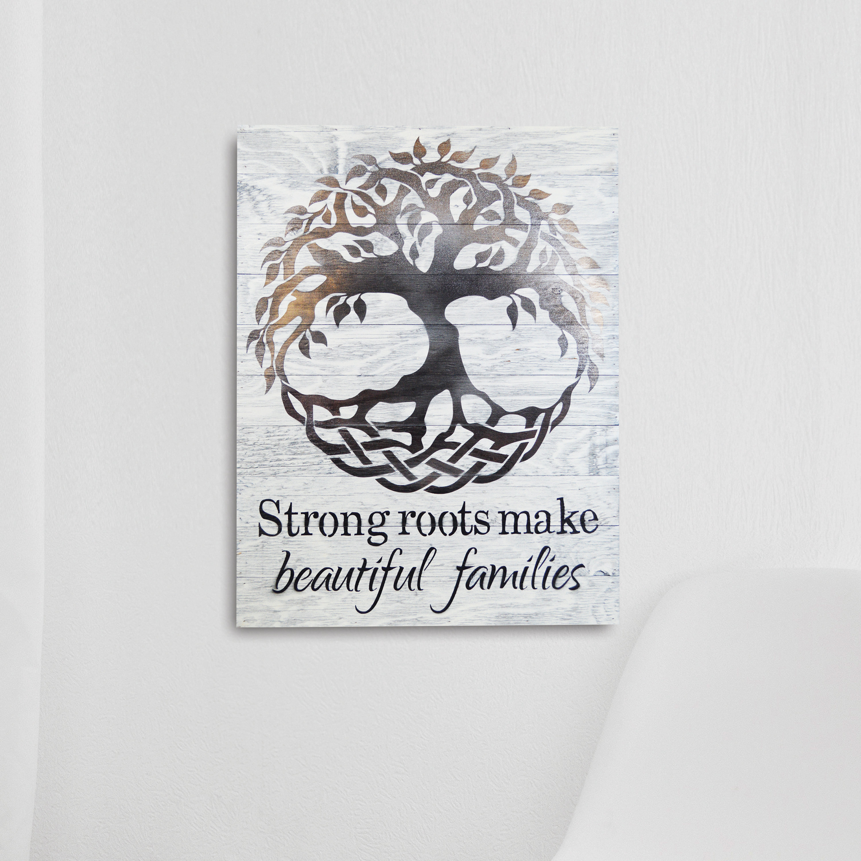 Winston Porter 'Strong Roots Produce Beautiful Families' Graphic Art ...