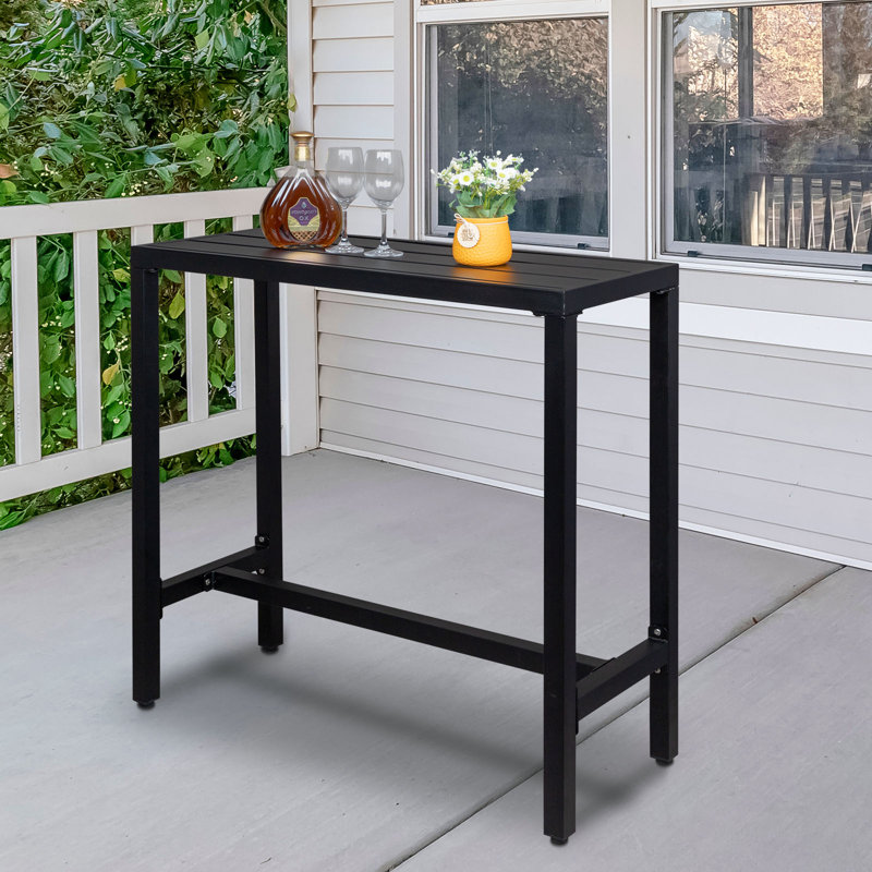 Lark Manor™ Rogin Iron Bar Table & Reviews | Wayfair