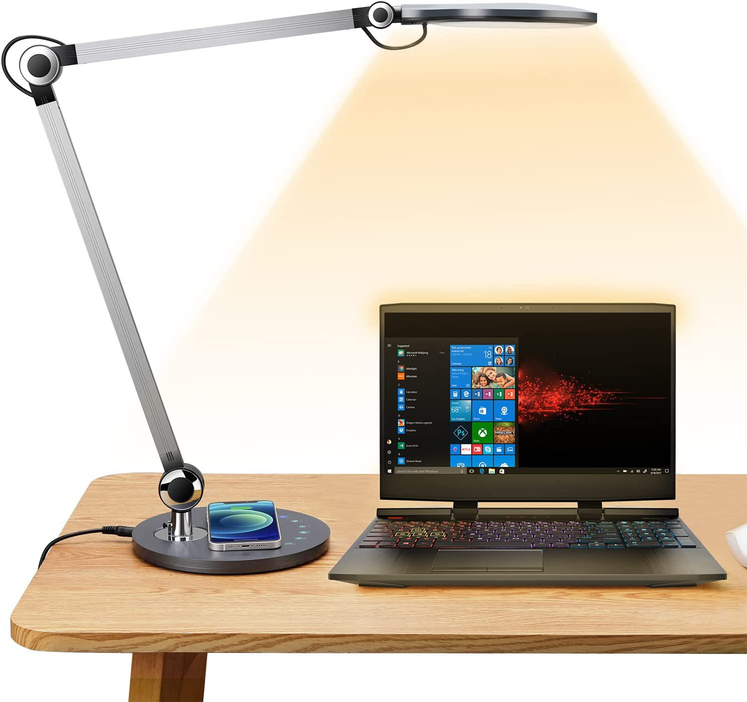 Orren Ellis Jakhari Metal Desk Lamp | Wayfair
