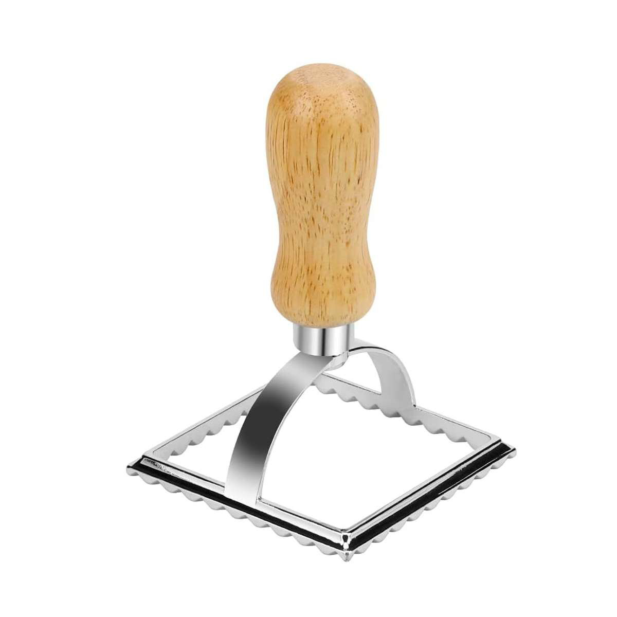 Gustave Square Ravioli Stamp Ravioli Maker Cutter Mould with Wooden ...
