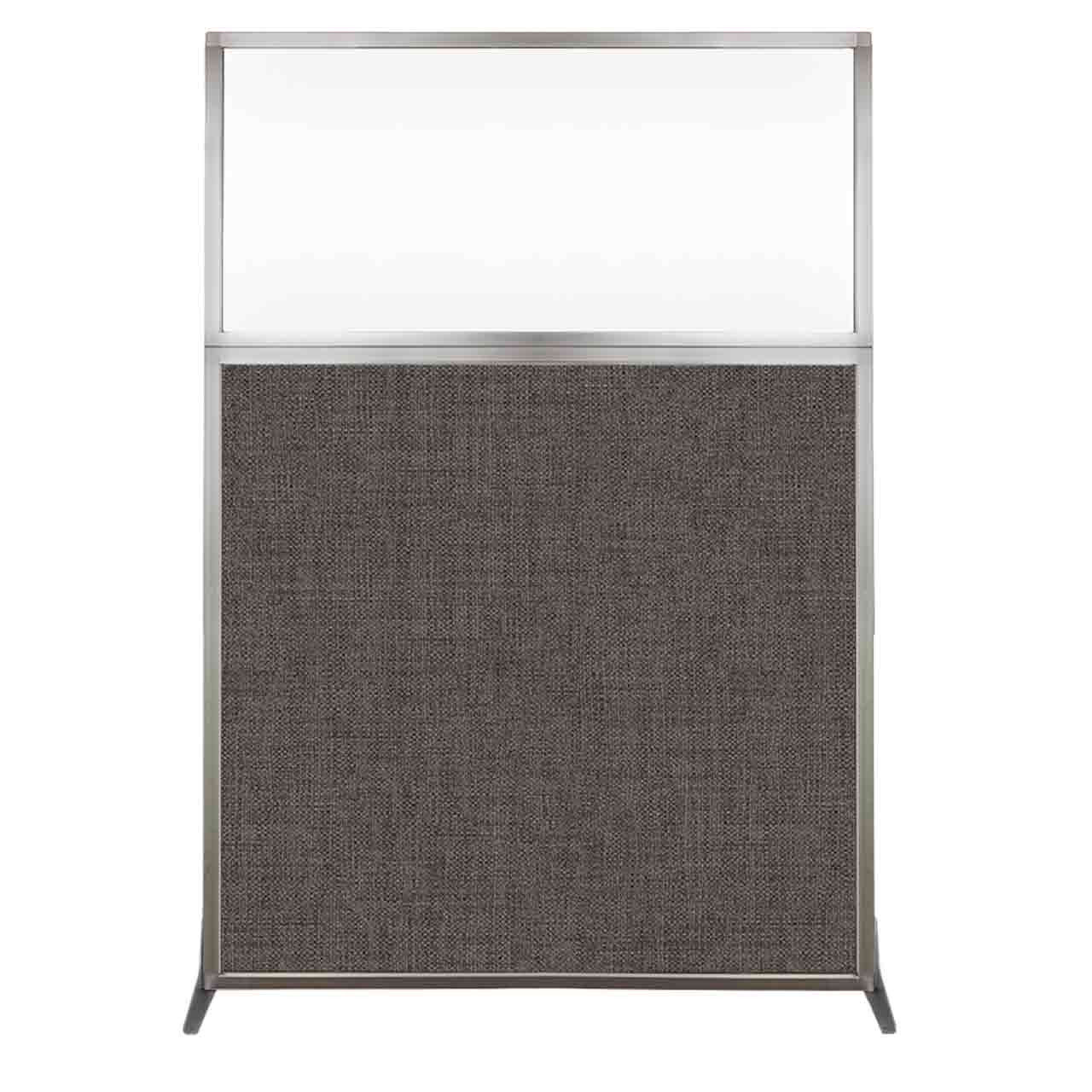 Versare 6' Tall Hush Screen Portable Partition - Frosted Window | Wayfair
