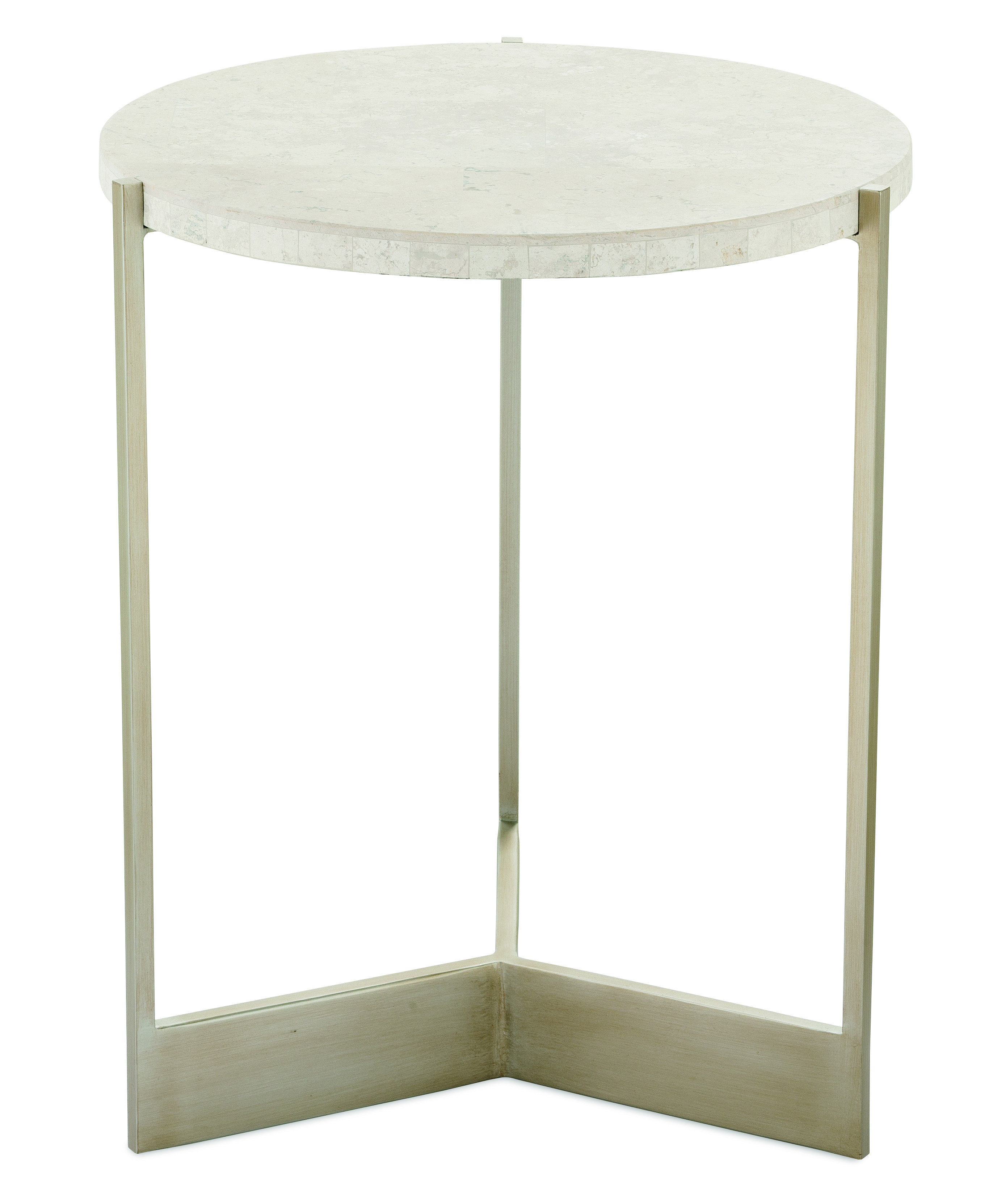 Rowe Furniture Reverie Round Stone Top Spot Table - Wayfair Canada