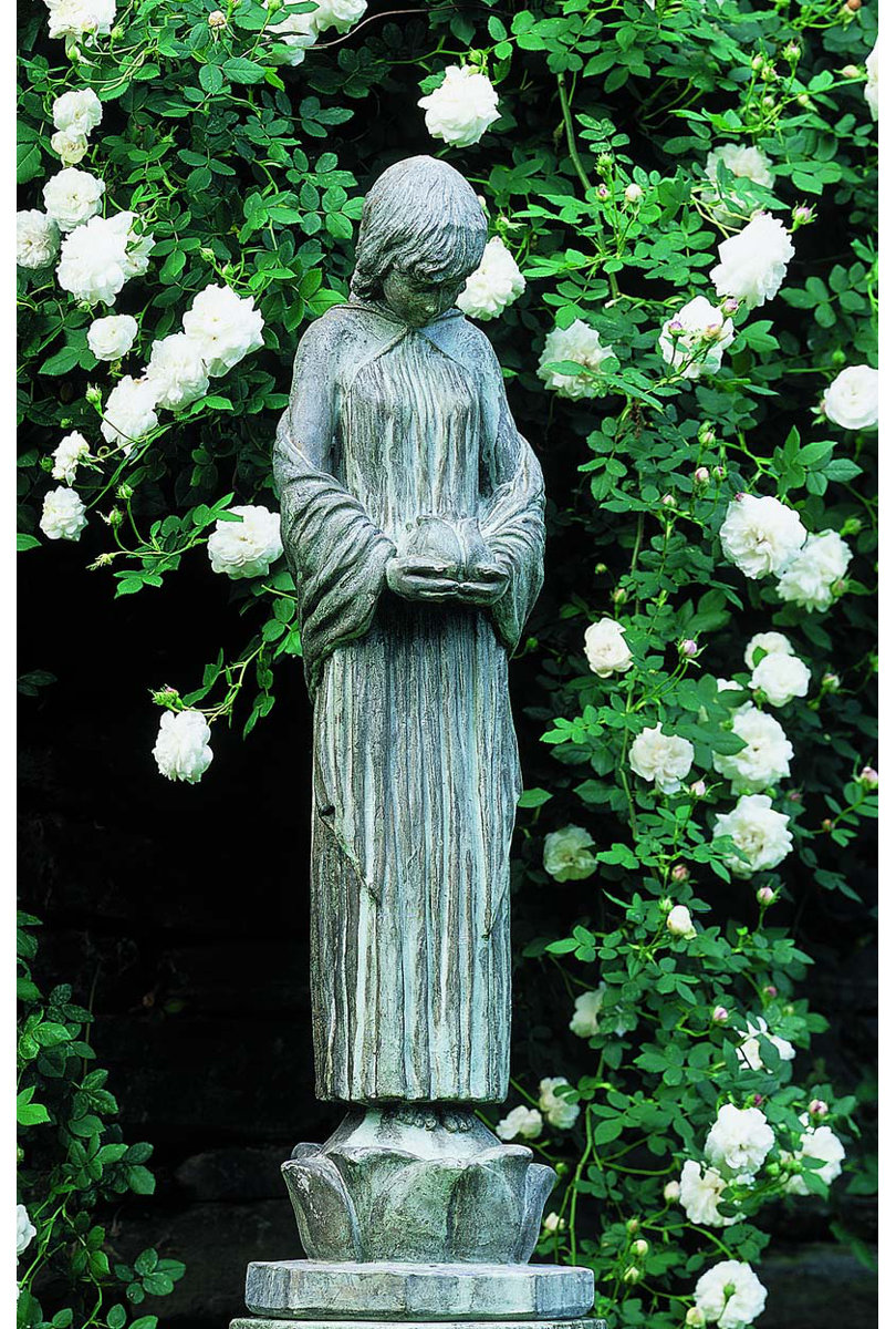 Campania International Wood Nymph Statue & Reviews | Perigold