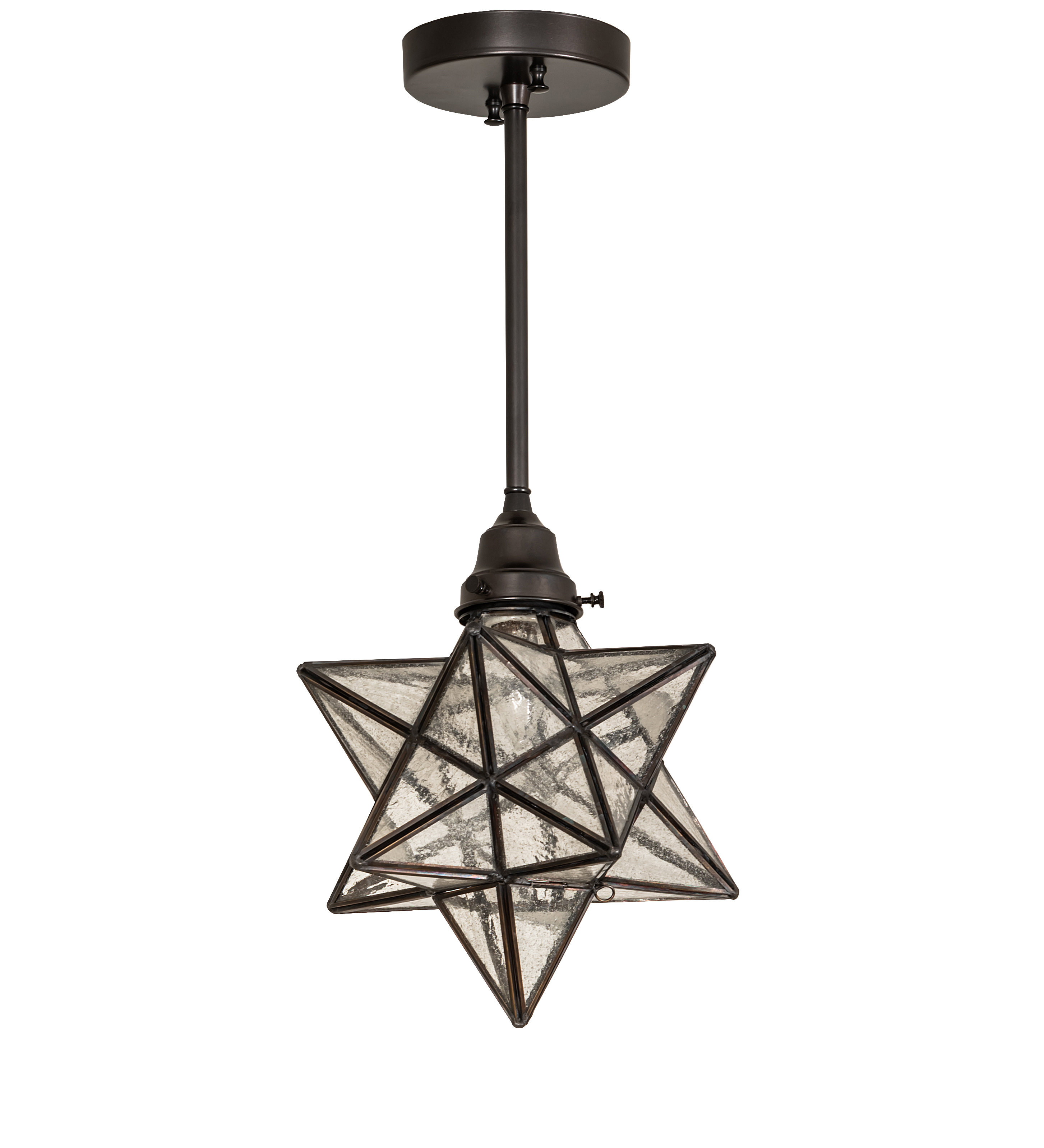 Bungalow Rose Ilirida 1 - Light Geometric Star Pendant with No ...