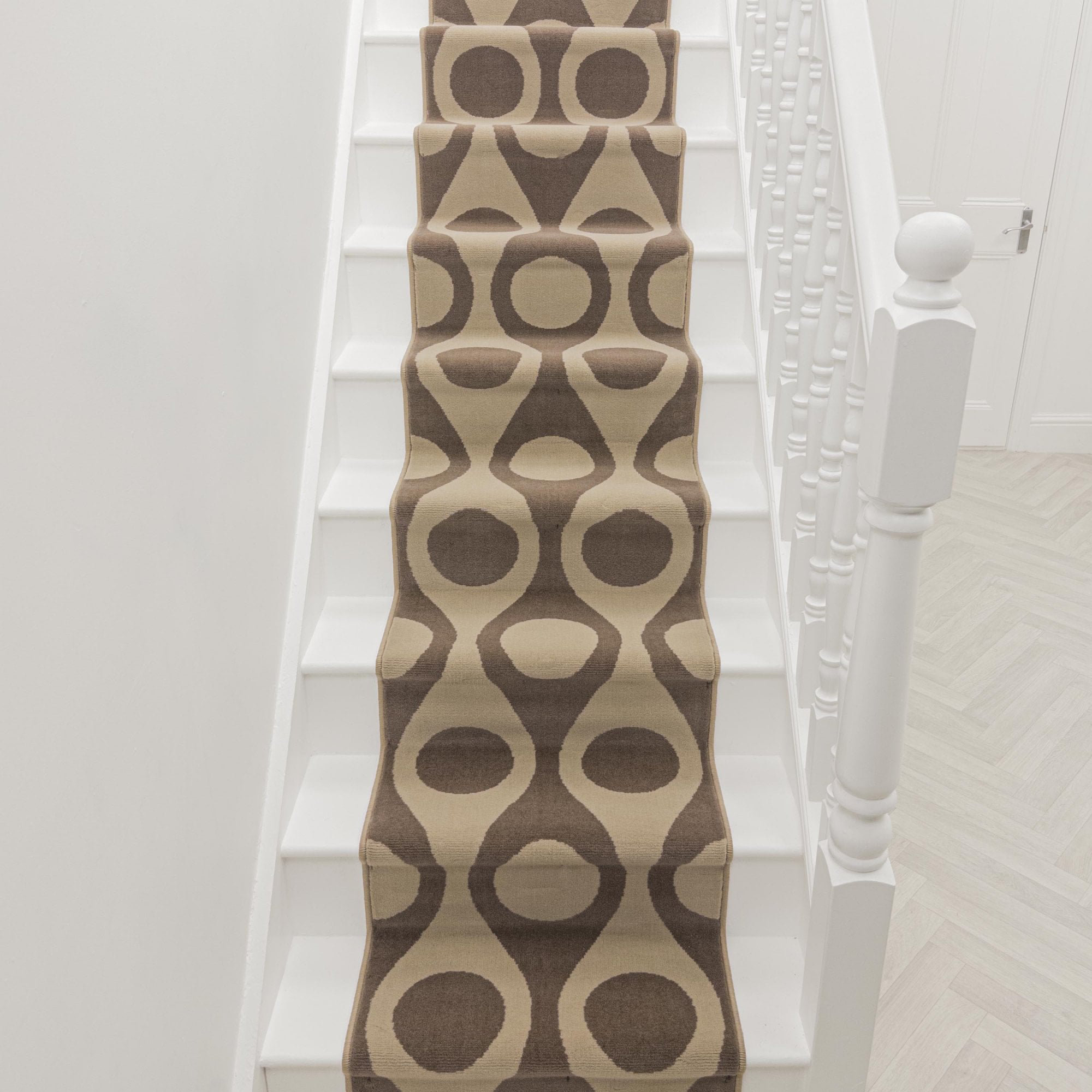 Rosalind Wheeler Pop Brown Stair Runner – Soft & Durable Carpet Runner ...