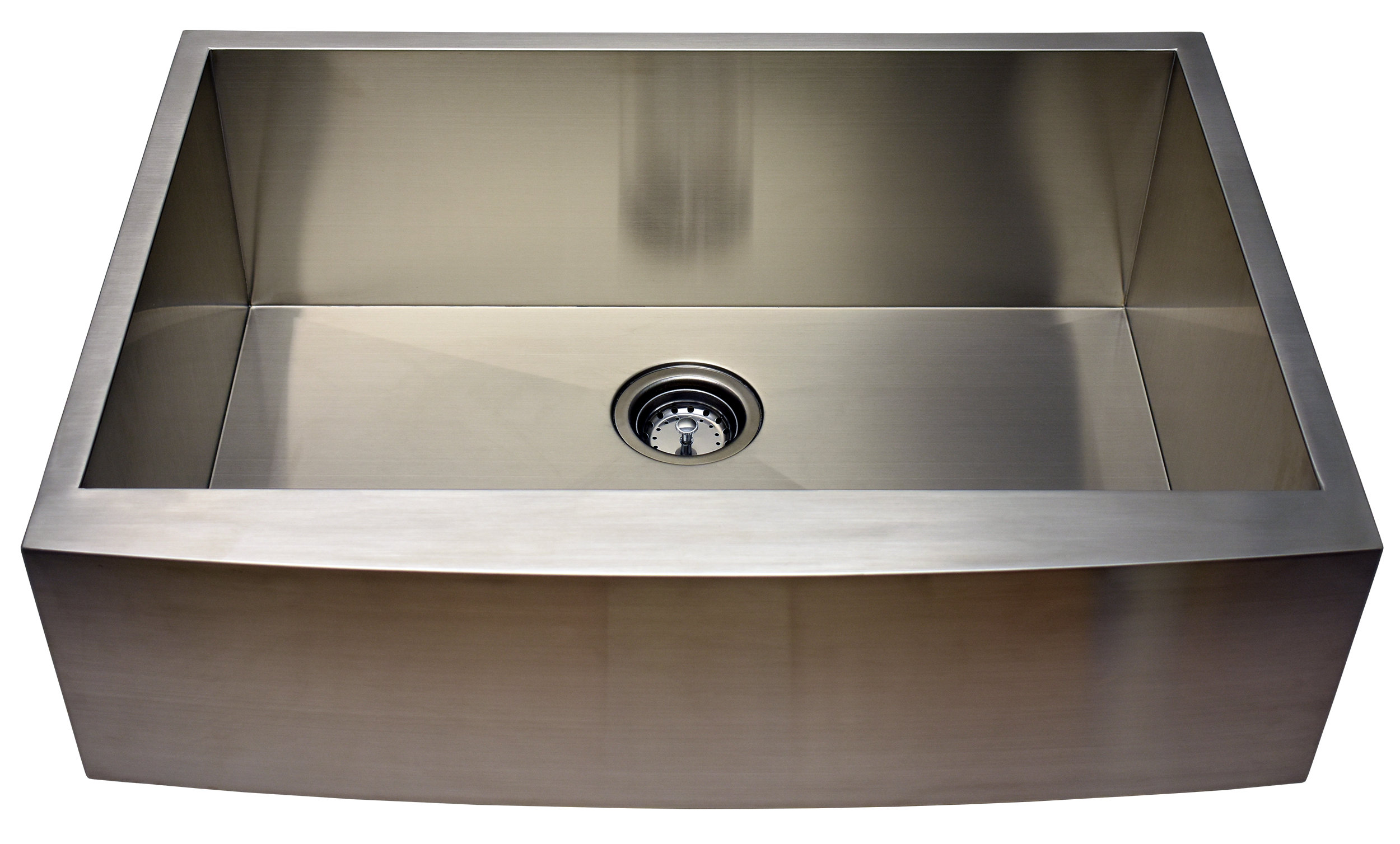 Alpha International 27'' L Single Bowl Stainless Steel Kitchen Sink ...