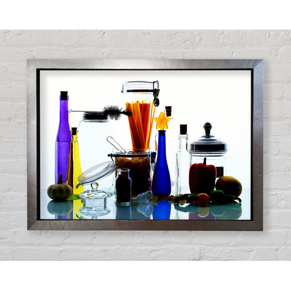 Bright Star Kitchen Utensils - Single Picture Frame Art Prints ...