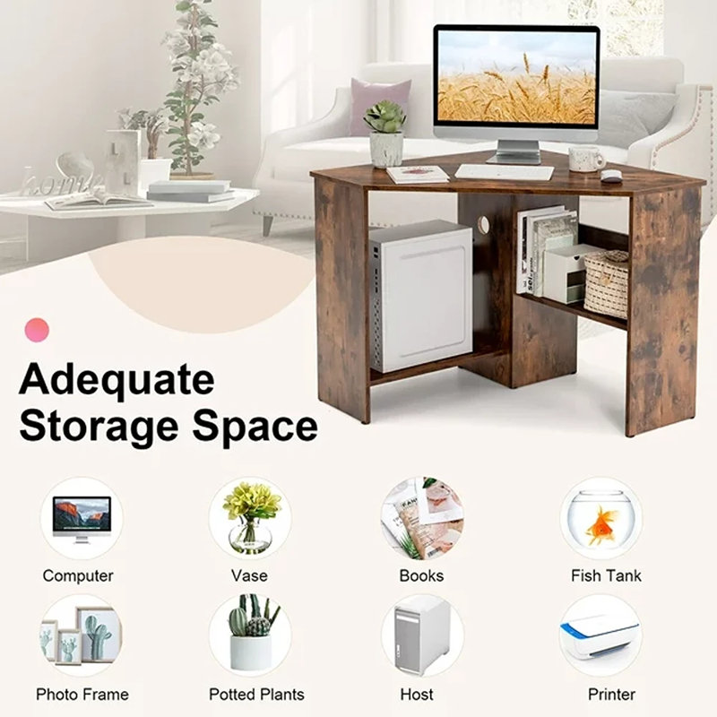 Millwood Pines Paier Corner Desk & Reviews | Wayfair
