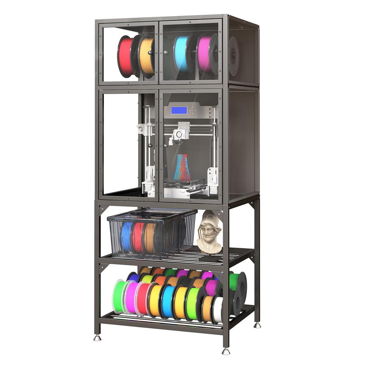 Hokku Designs Professional 3D Printer Silent Workbench-Equipped With ...