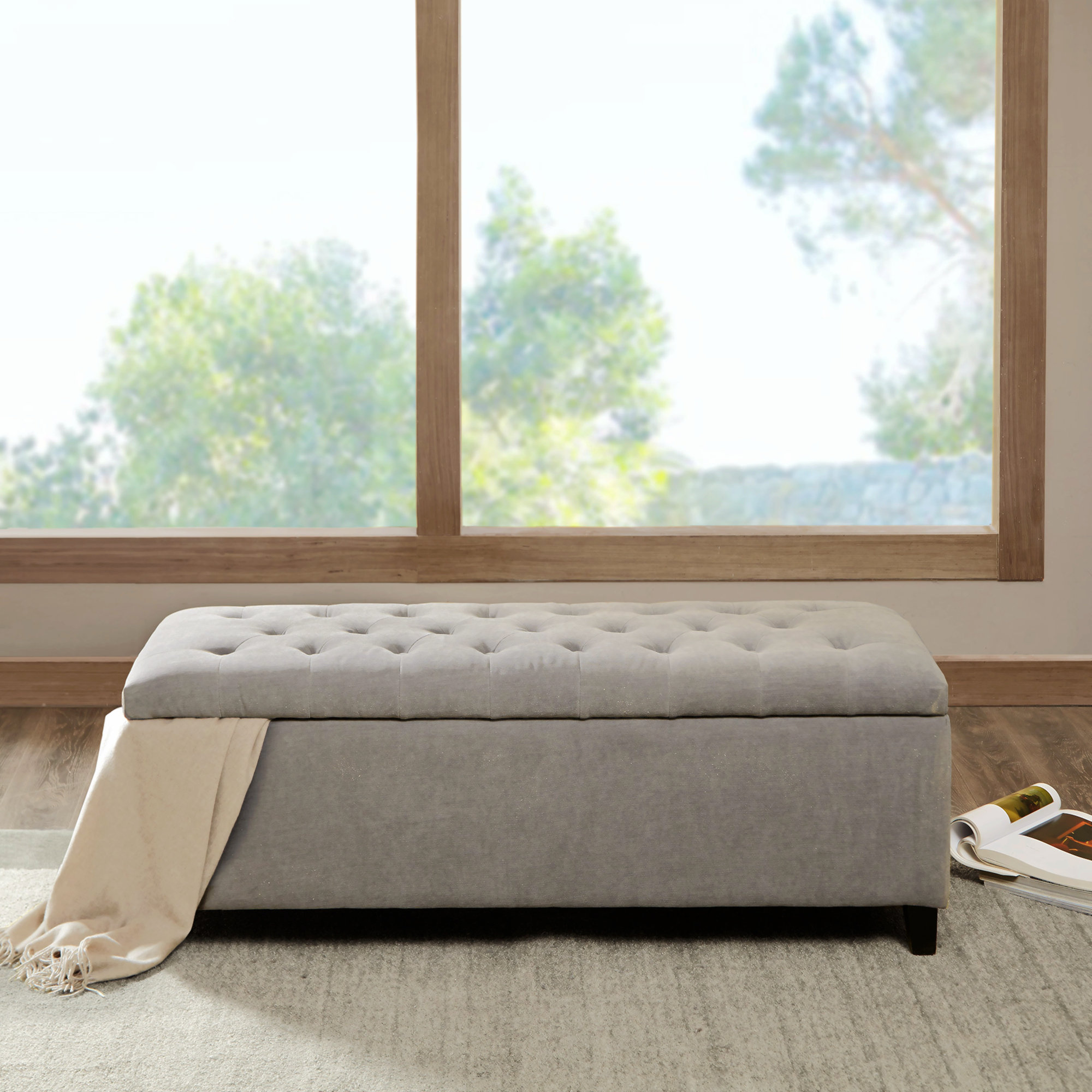 Latitude Run® Dawone Upholstered Ottoman - Wayfair Canada