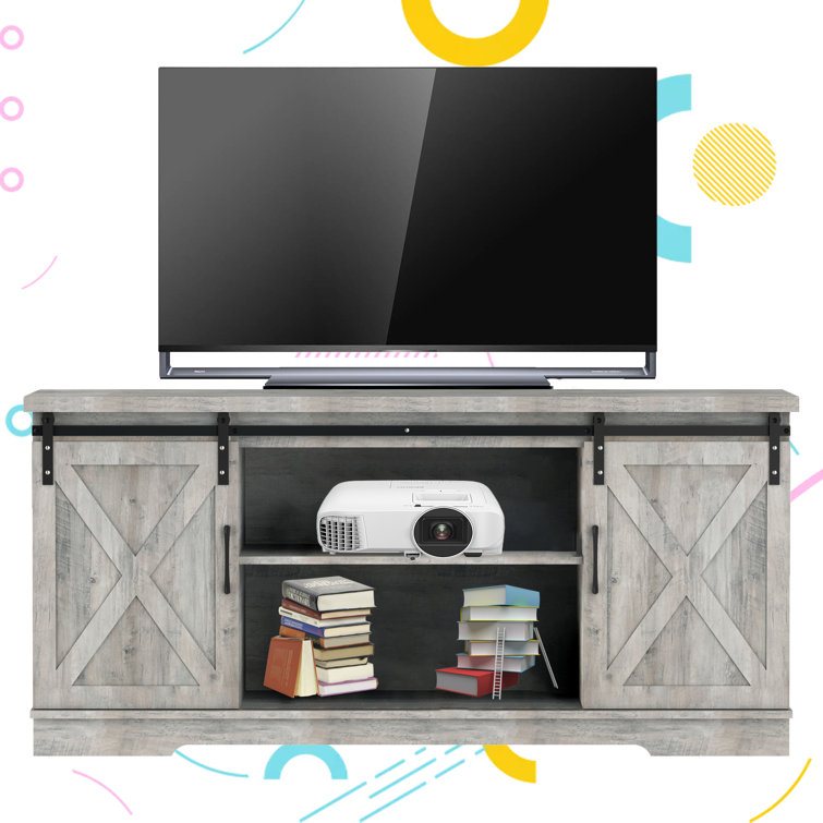 August Grove® Aslee 57.87'' Media Console | Wayfair