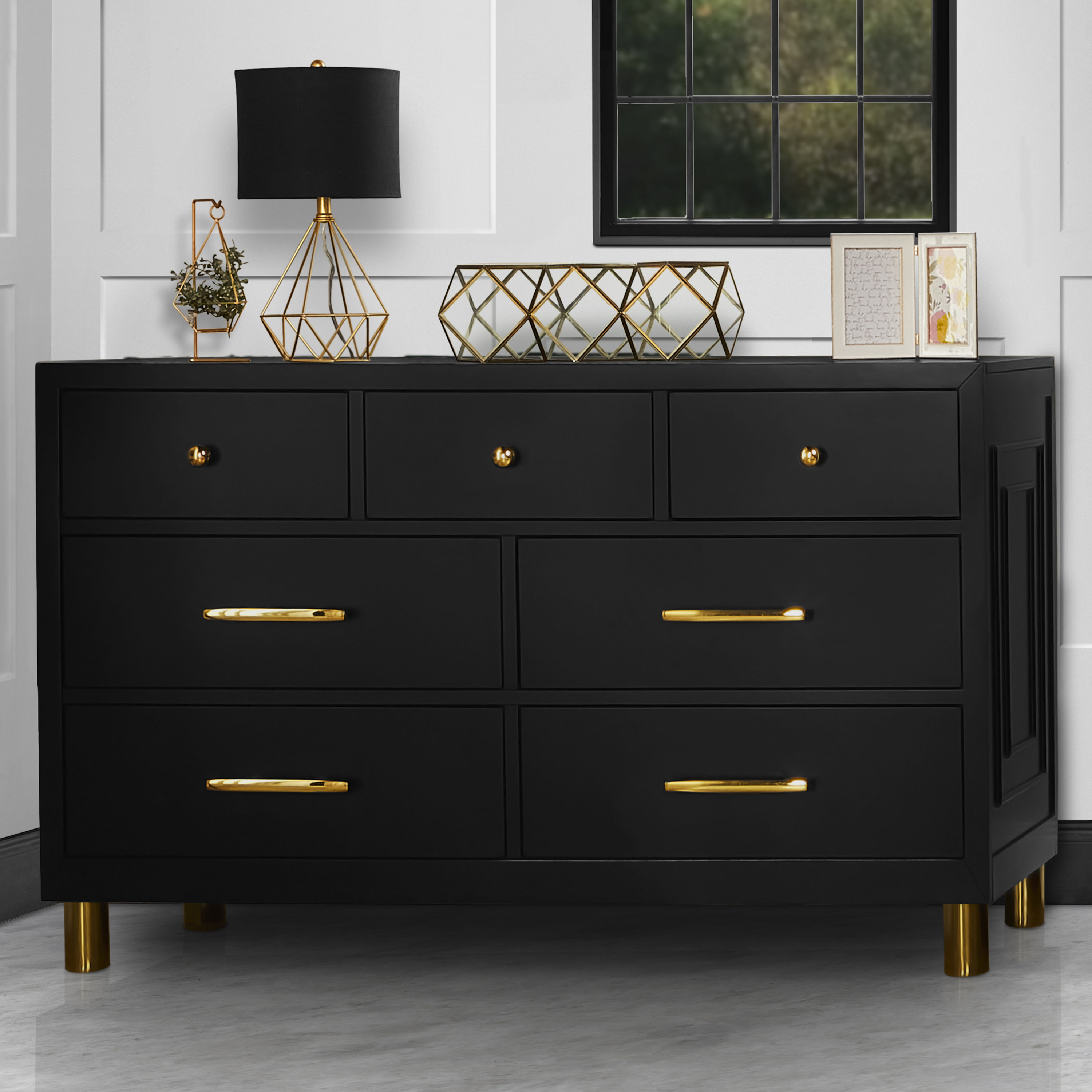 Evolur 7 Drawer Double Dresser & Reviews | Wayfair