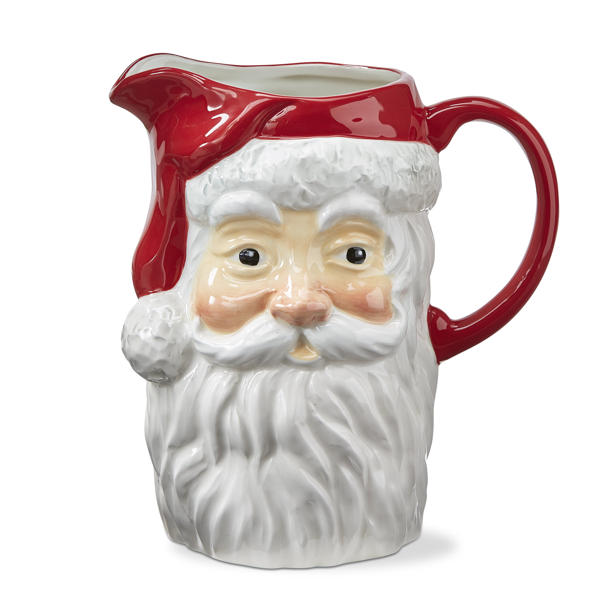 The Holiday Aisle® Vintage Santa Pitcher | Wayfair