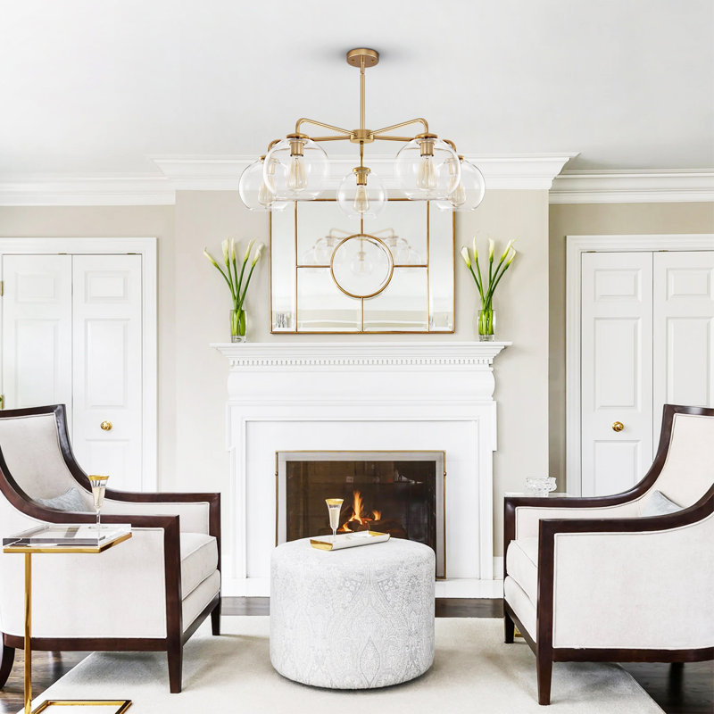 George Oliver Royelle 5 - Light Sputnik Sphere Modern Glass Bubble ...