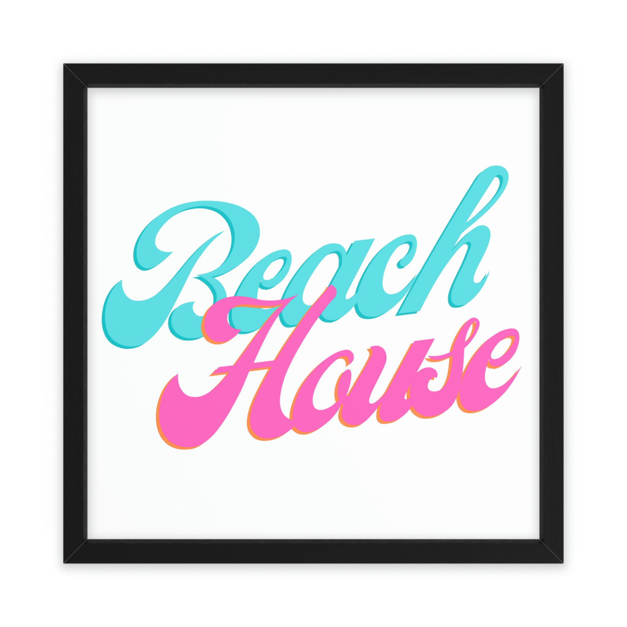 East Urban Home Beach House - Picture Frame Illustration | Wayfair