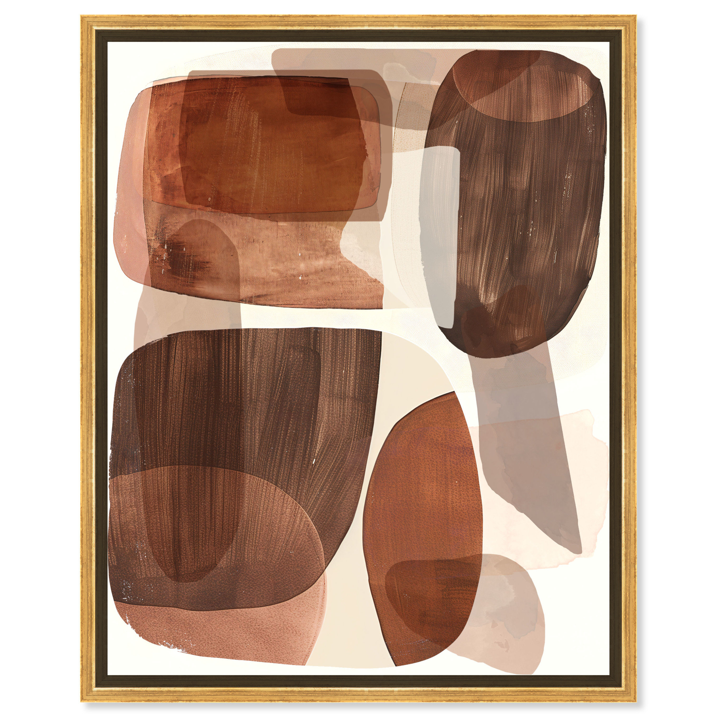 Art Remedy Utah Hills II Modern Earth Tone Abstracts Wall Art by Art ...