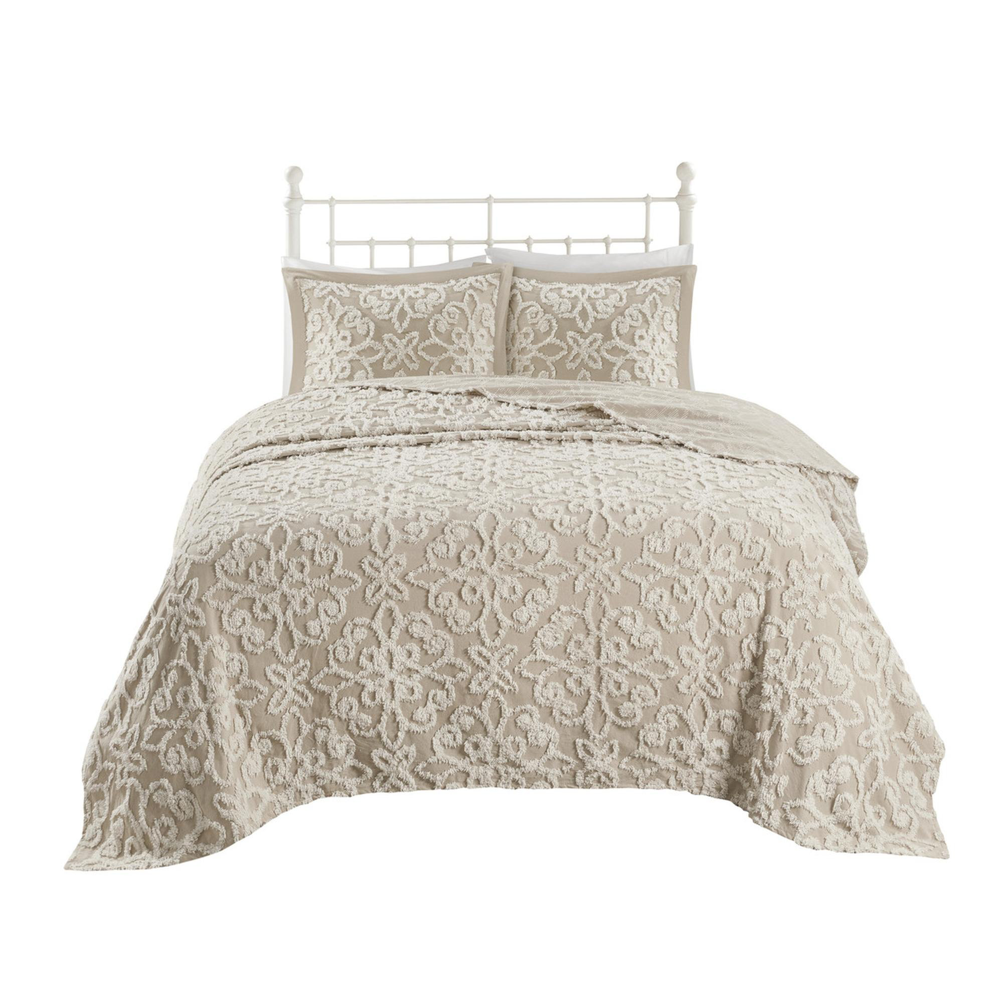 Viwebaily Tufted Cotton bedspread 3 piece set | Wayfair