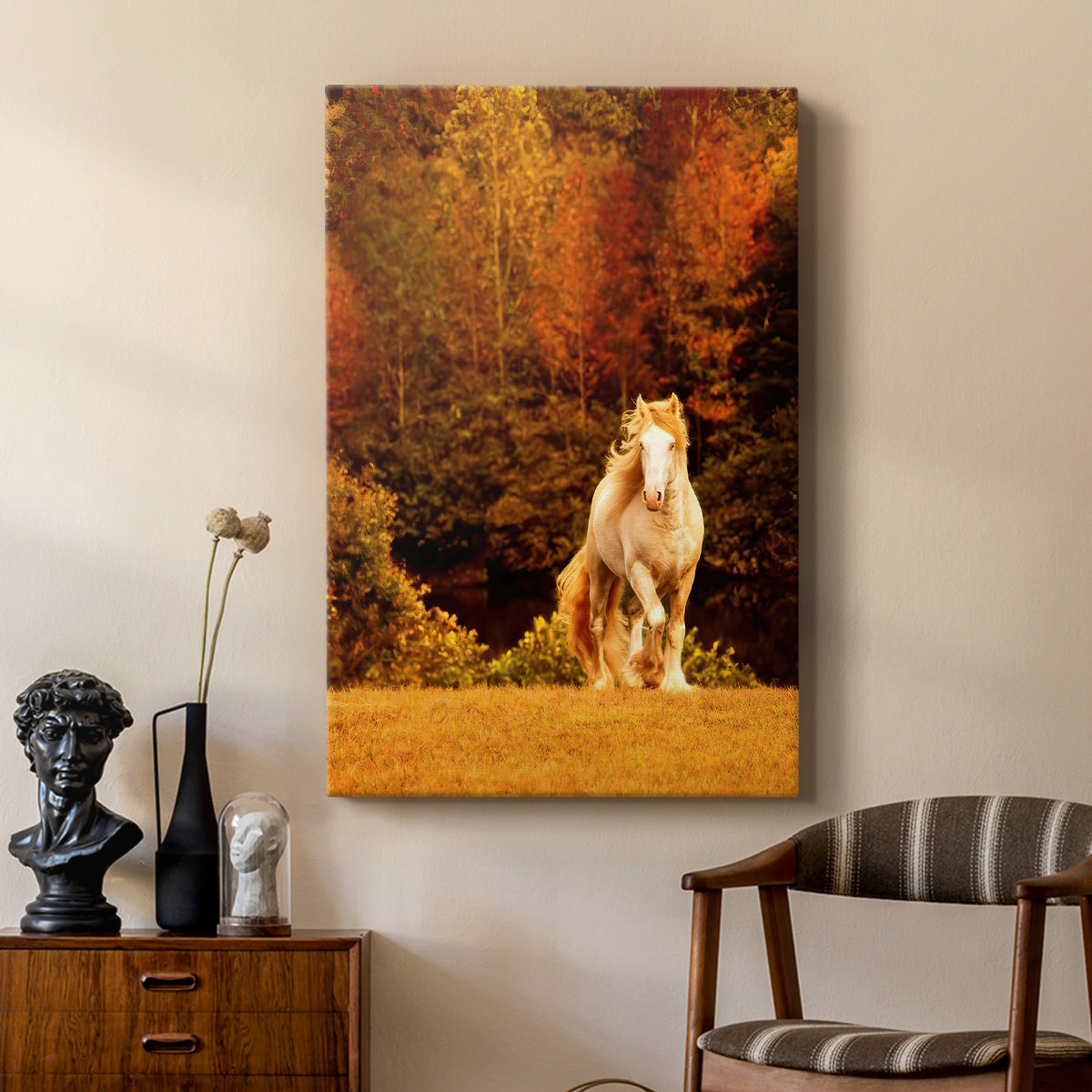 Alcott Hill Horse Motion IX -Custom Wrapped Gallery Cavas - Wayfair Canada