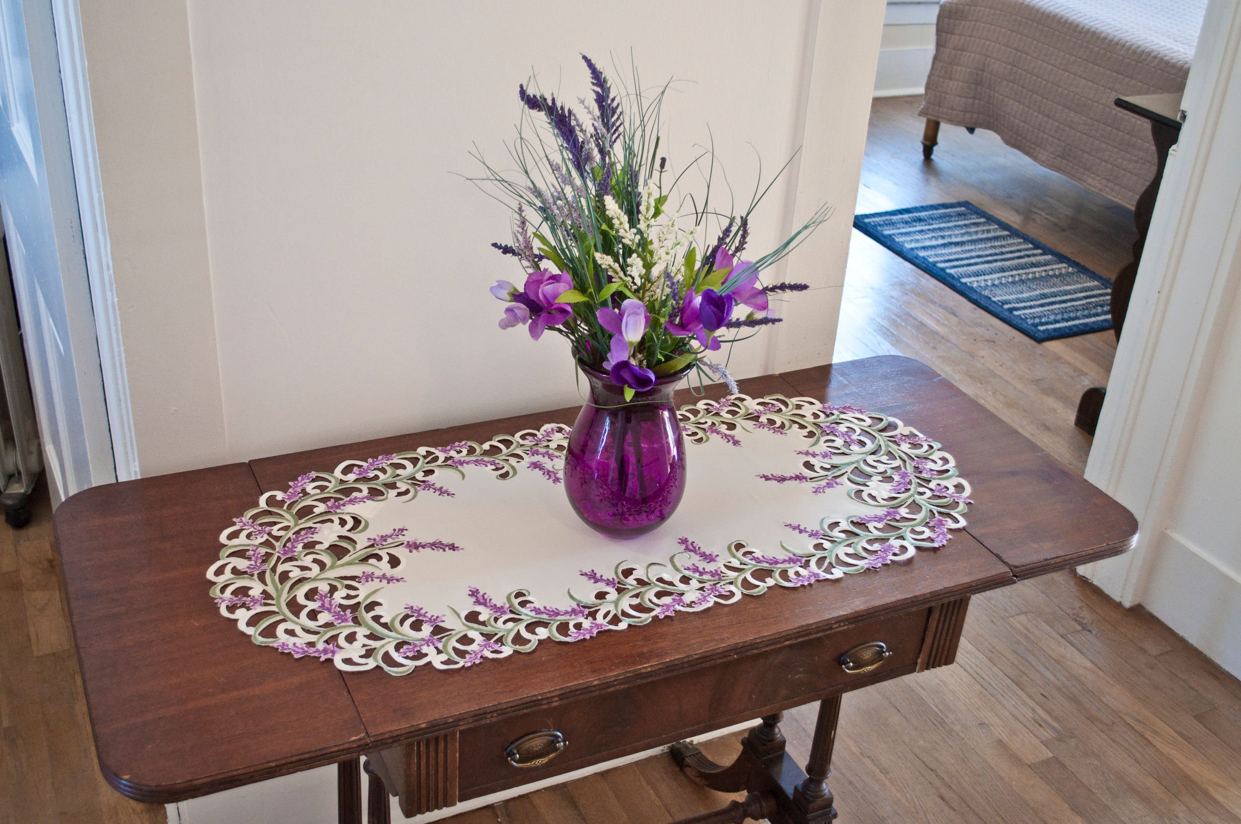 Ophelia & Co. Billiot Lavender Lilac Table Runner - Wayfair Canada