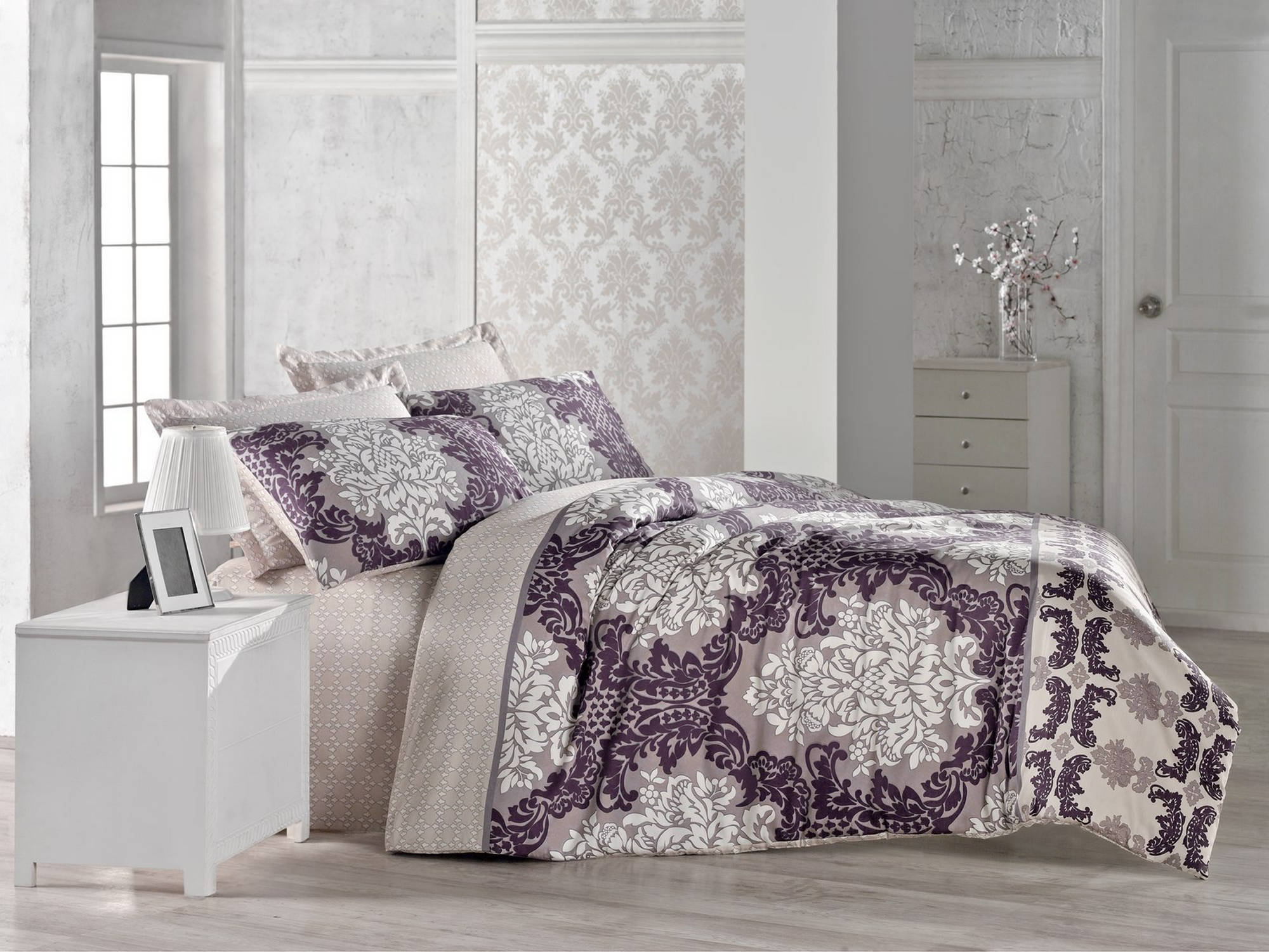 Asir Group INC Botello Red/White 100% Cotton Modern & Contemporary 2 ...