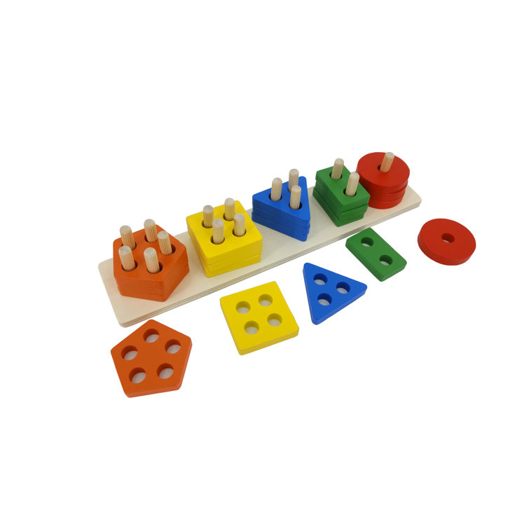 FixtureDisplays Jeu de casse-tête en bois en forme de tableau de tri ...