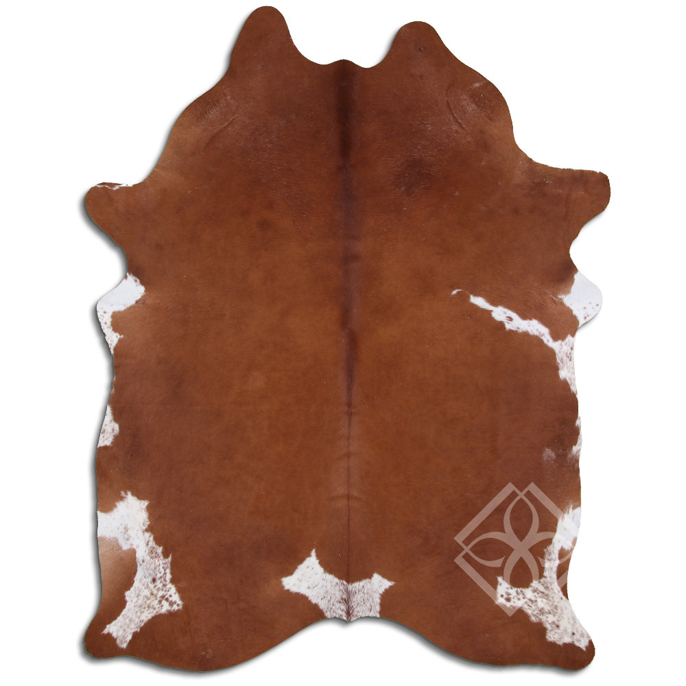 Loon Peak Natural Hair Handmade Cowhide Brown Area Rug - Wayfair Canada