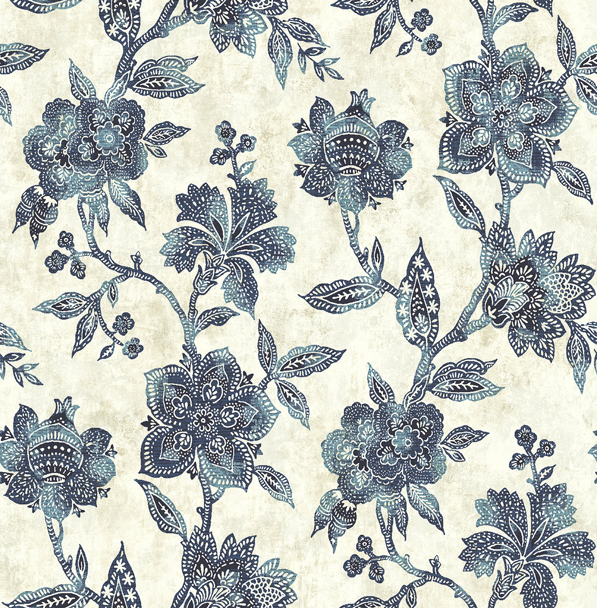 World Menagerie Menton Jacobean 33' L x 20.5" W Wallpaper Roll | Wayfair