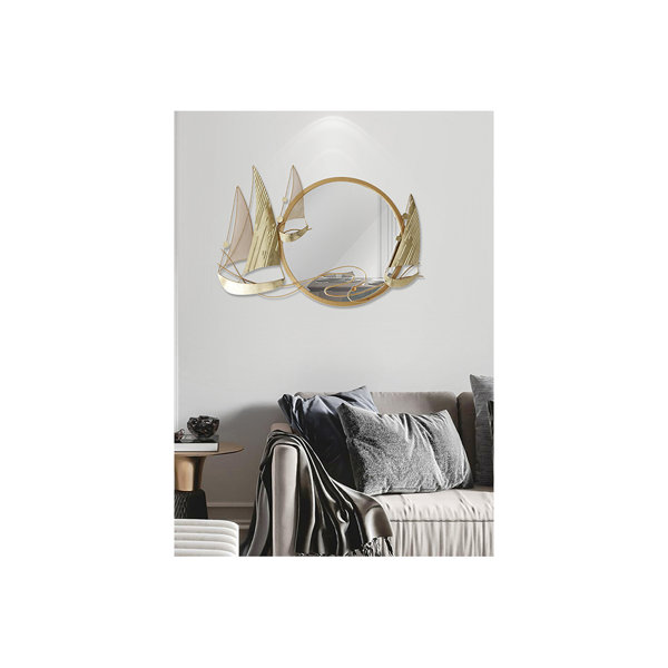 Longshore Tides Sansome Flat Wall Mirror | Wayfair.co.uk