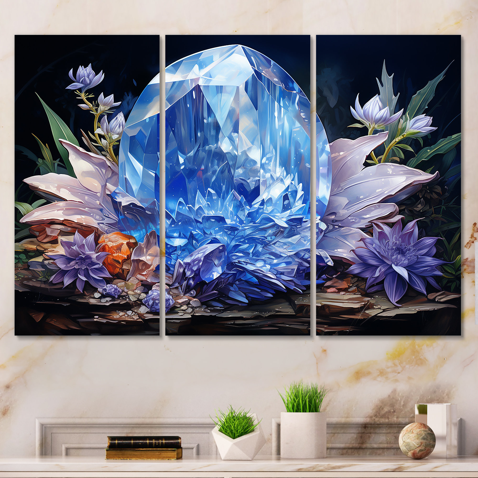 Red Barrel Studio® Ethereal Blue Quartz Spiritual Stone II - Spiritual ...