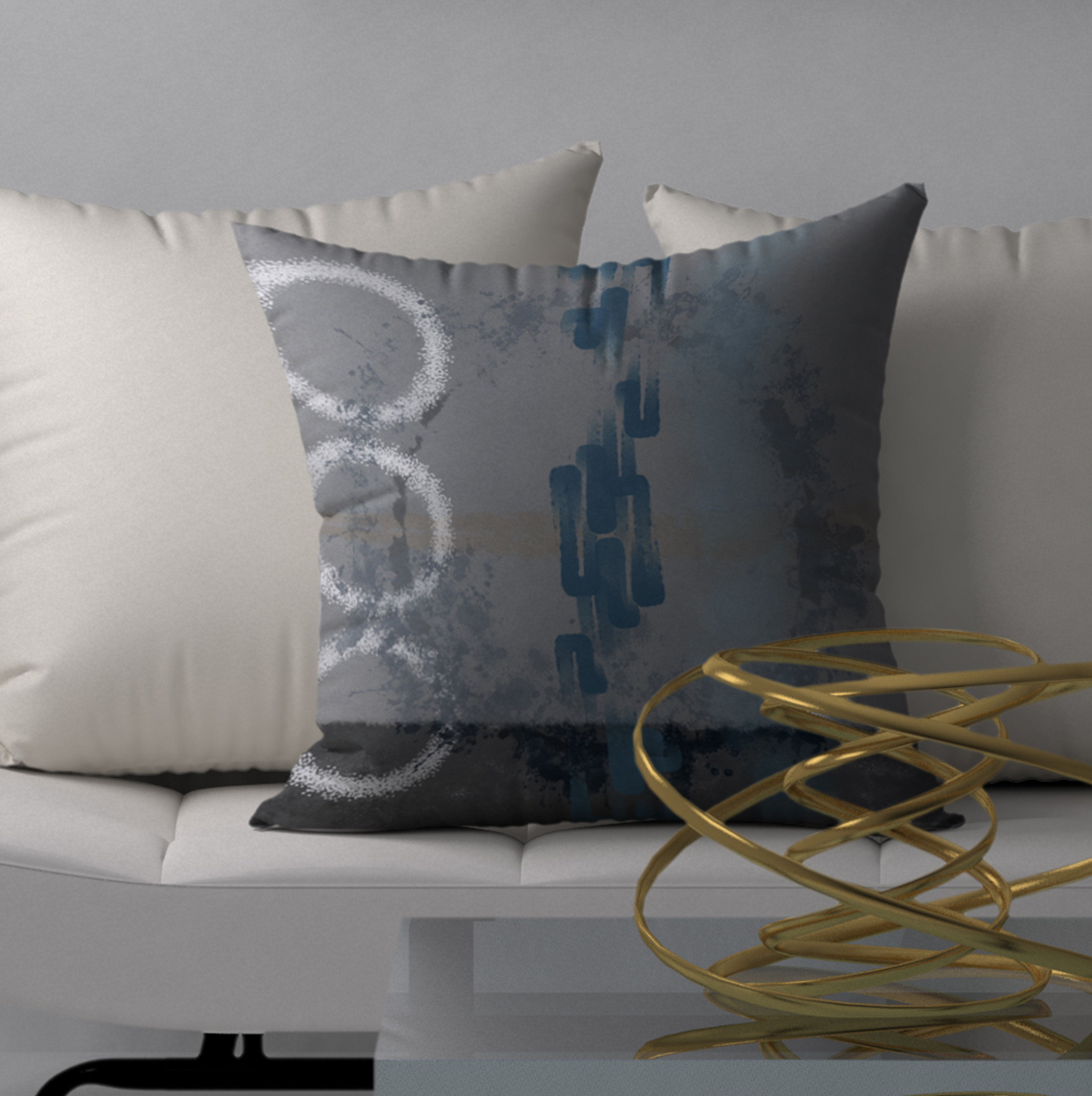 LeRoi Products Essence Dimple Square Pillow Cover & Insert | Wayfair