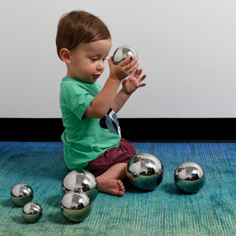 Tickit Sensory Reflective Sound Balls - Set Of 7 | Wayfair