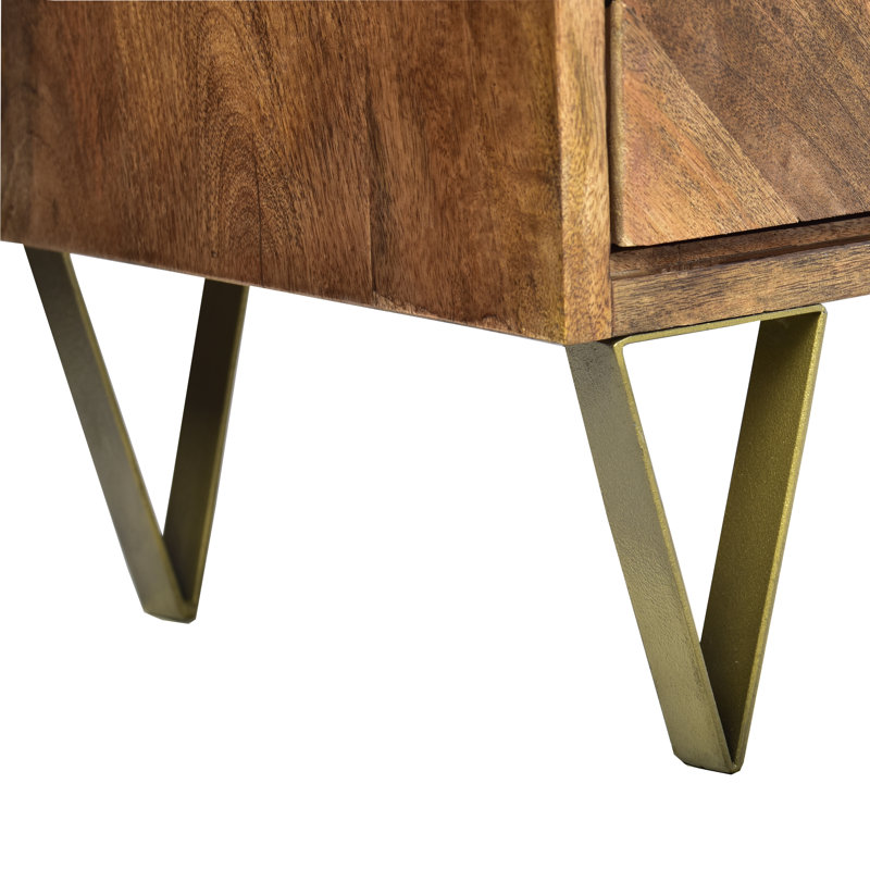 Foundry Select 36'' Wide Mango Solid Wood Sideboard | Wayfair