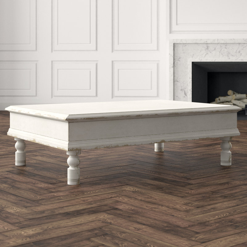 Century Monarch Tushar Solid Wood Coffee Table with Storage | Perigold