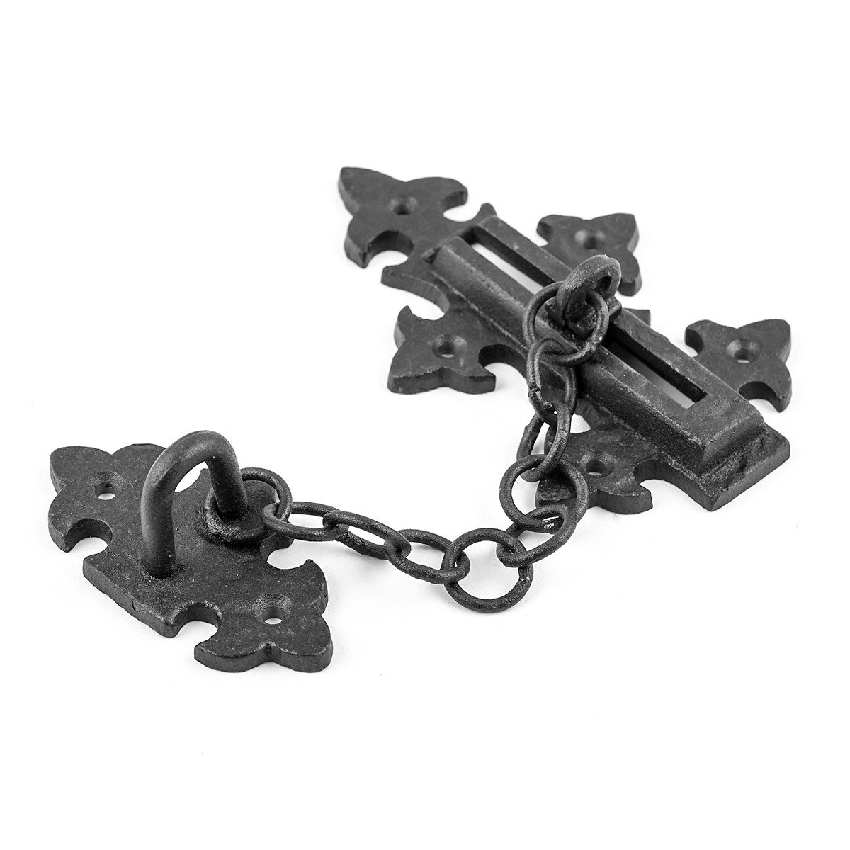 The Renovators Supply Inc. Wrought Iron Chain Gate Door Slide Latch ...