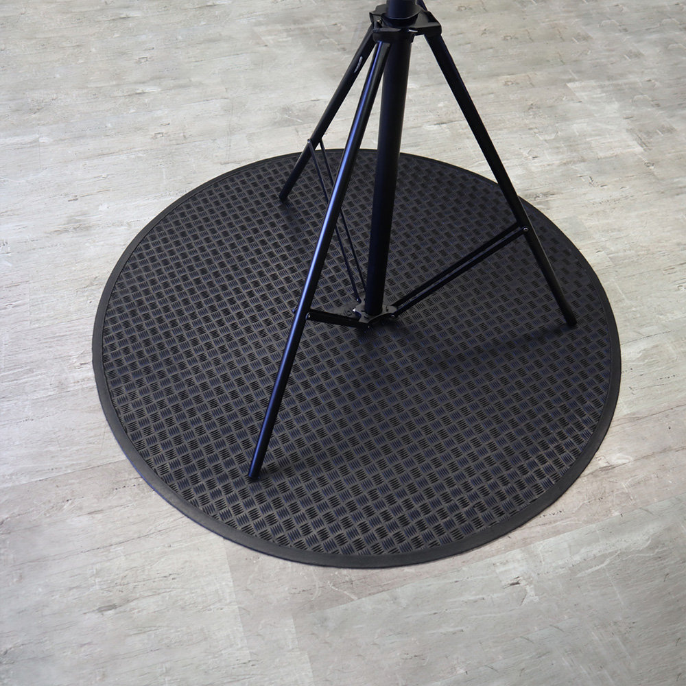 Rubber-Cal, Inc. Circular Mat - 54 in. | Wayfair