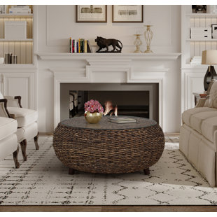 Rattan & Wicker Coffee Tables You'll Love | Wayfair