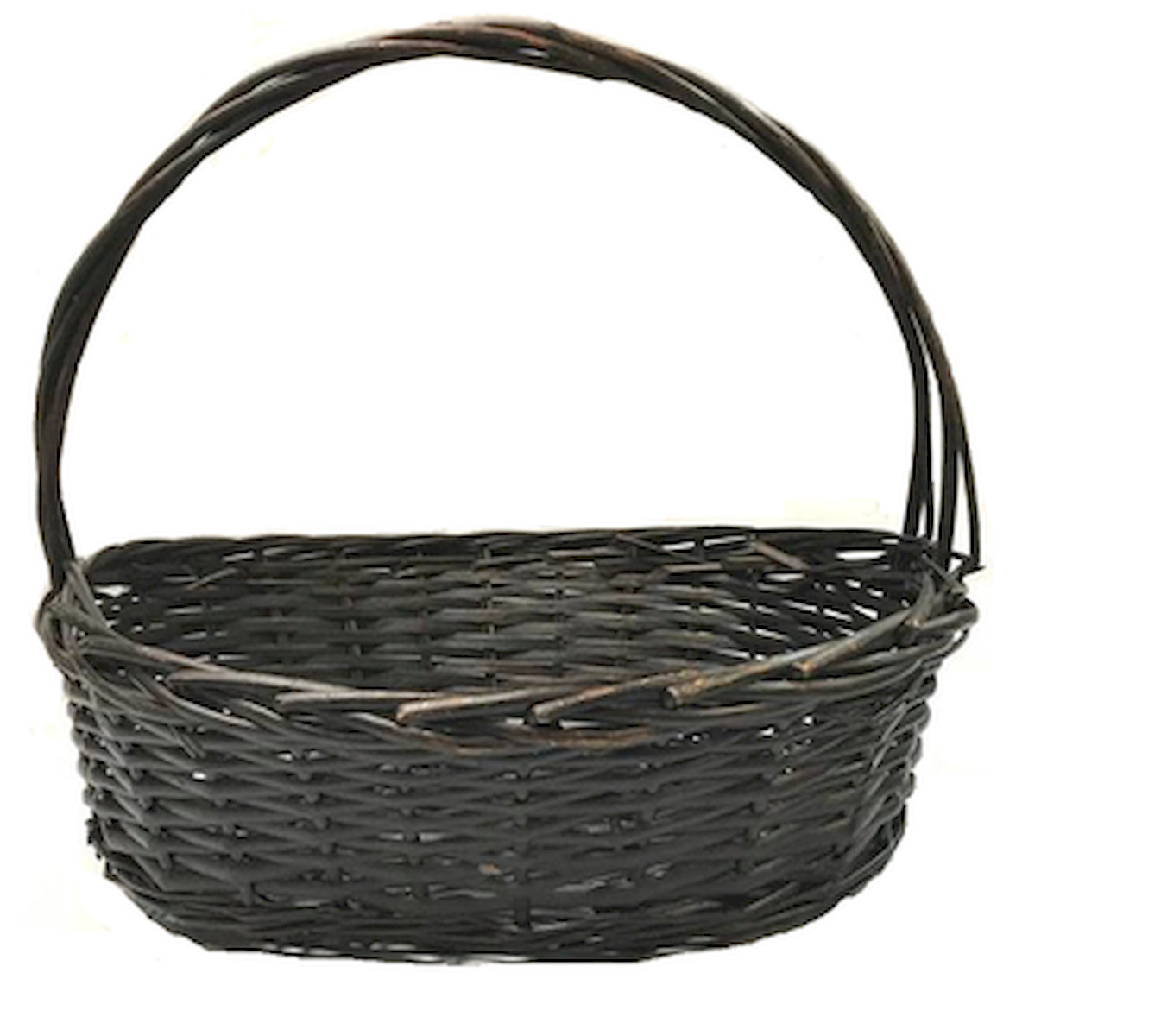 Bayou Breeze Handeled Solid Wood Basket | Wayfair