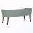 Latitude Run® Upholstered Bench with low-back and flared arms - Wayfair ...