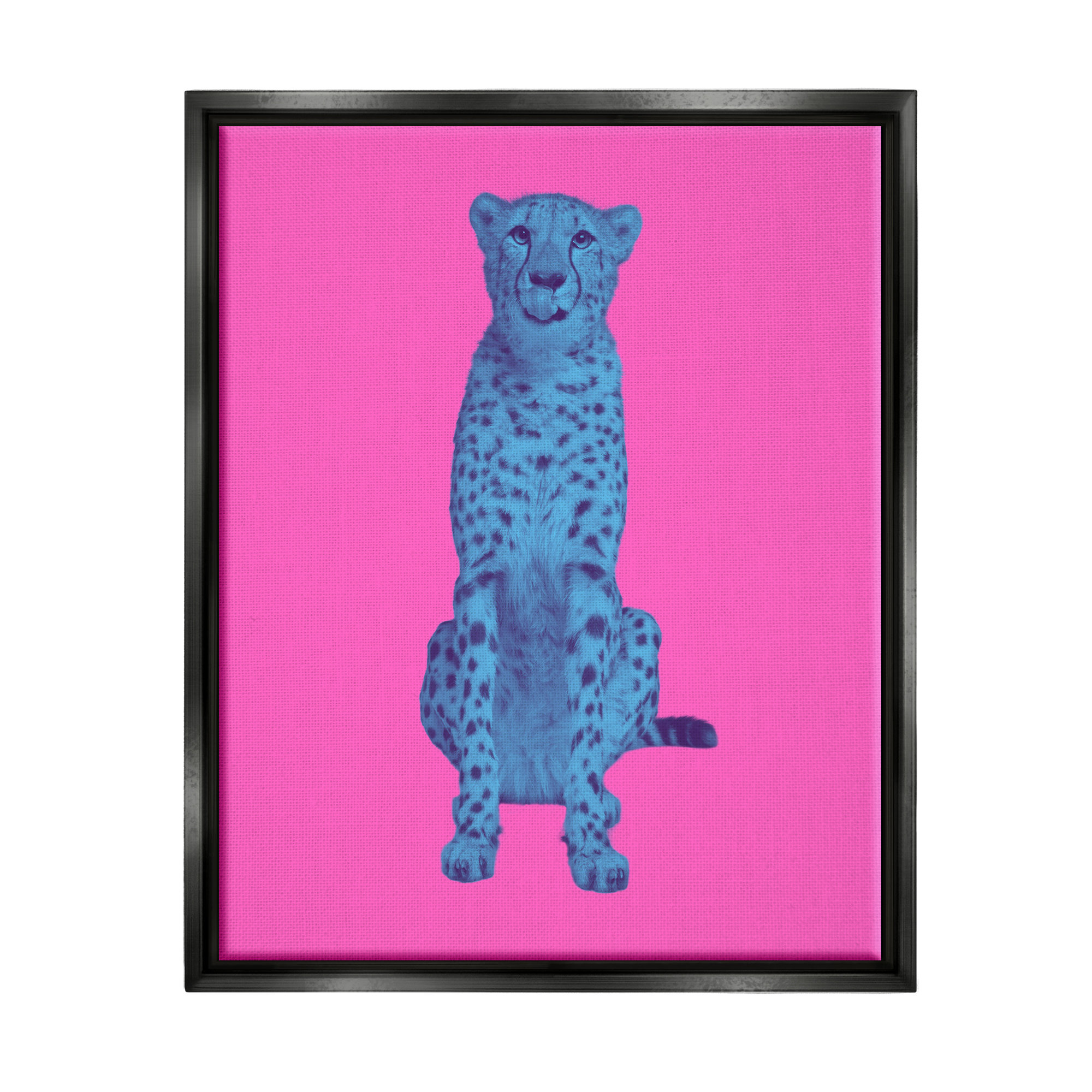 Mercer41 Bold Leopard on Pink Floater Frame by House of Lulu | Wayfair