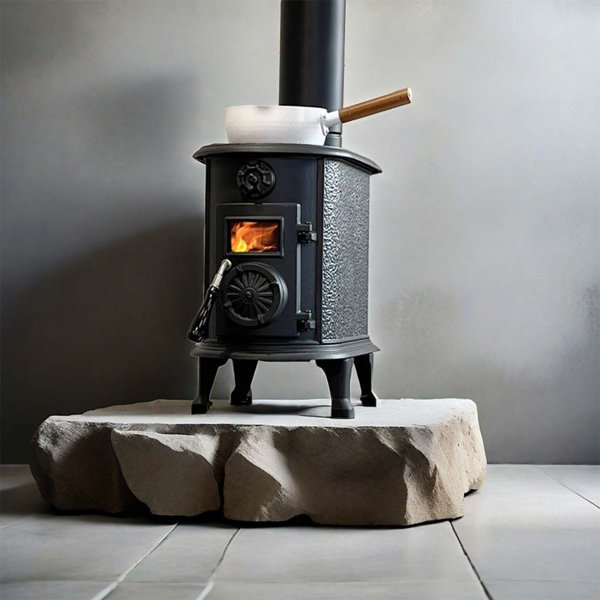 Hart Enjoy life Small cast iron real fire heating fireplace | Wayfair