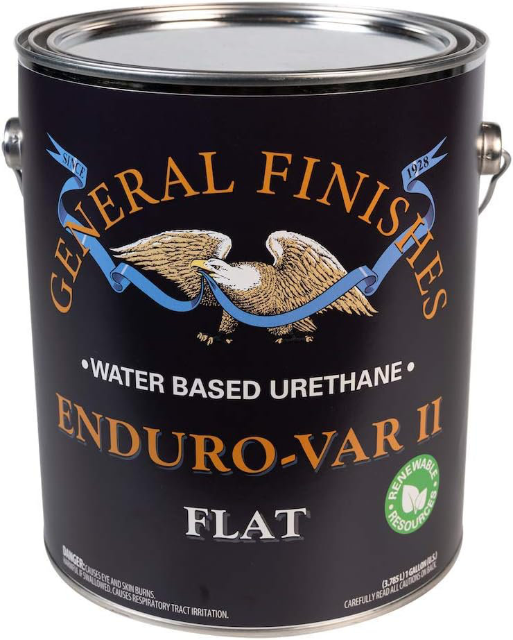 General Finishes Enduro-VAR II Water Based Urethane Flat Topcoat | Wayfair