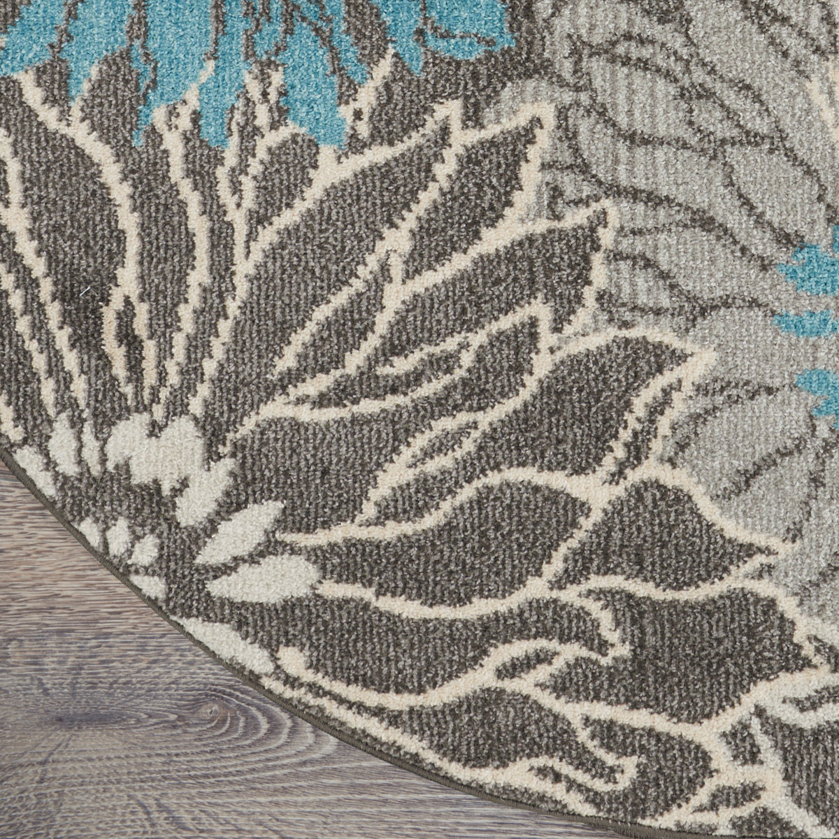 Andover Mills™ Gehl Floral Ivory/Gray/Turquoise Area Rug & Reviews ...