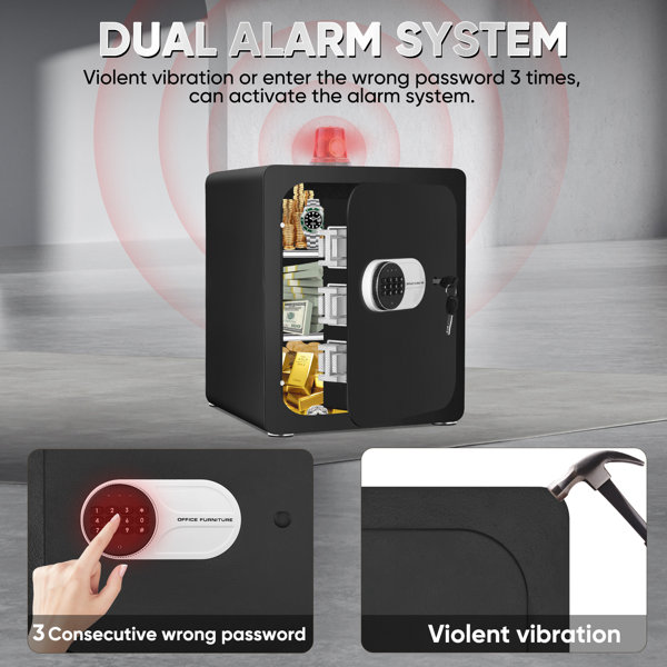 YITAHOME Paragon Safes Personal Digital Safe Box - Compact Steel ...