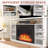 Latitude Run® 53" Corner Electric Fireplace Tv Stand For Tvs Up To 55 ...